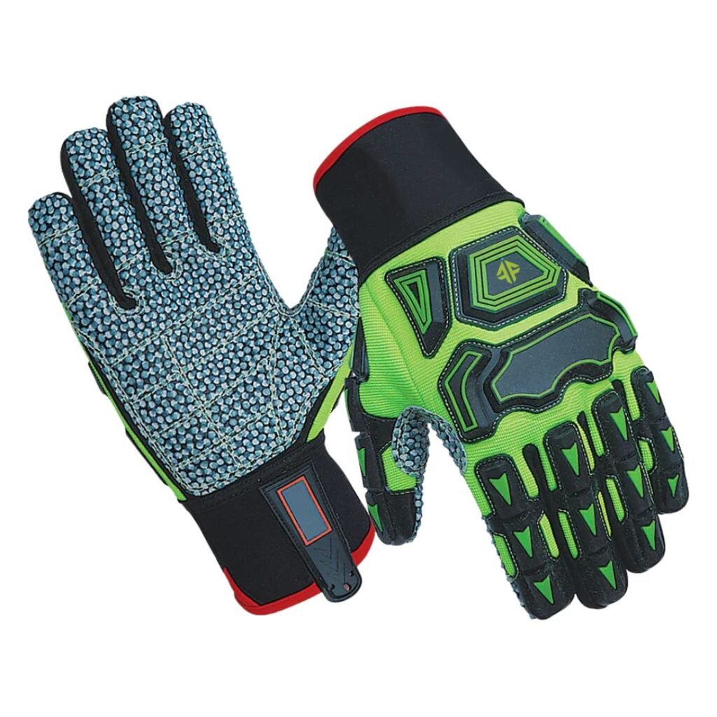 High Protection Cut & Impact Resistant Mechanical Safety Leather Work ...
